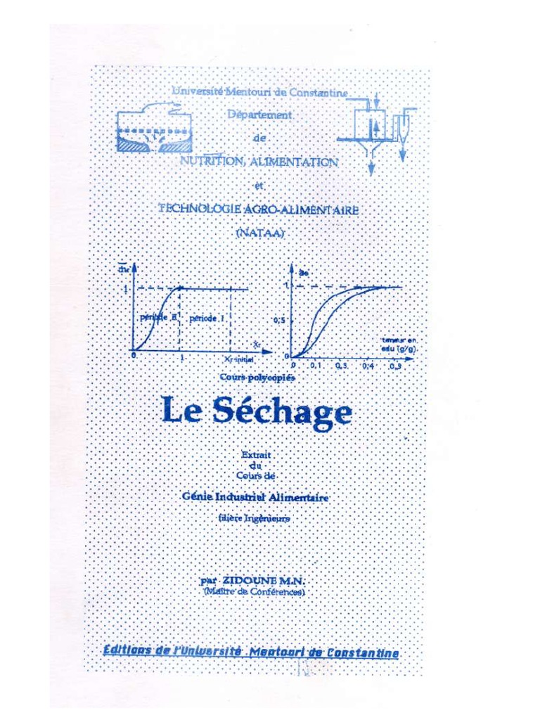 Cours - G.I.A. II - Séchage | PDF