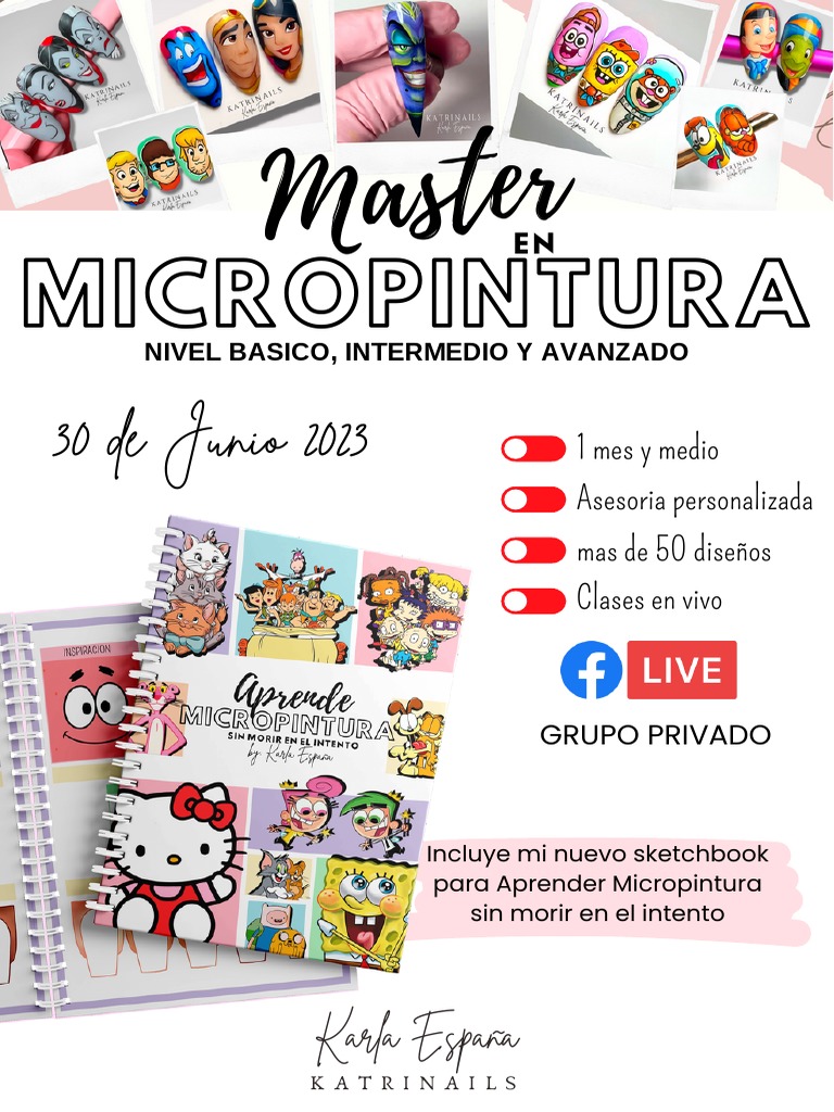 Curso de Micropintura en Uñas Online | PDF | Guatemala