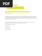 Hotel Apology Letter - Pest Control Issue | PDF | Communication