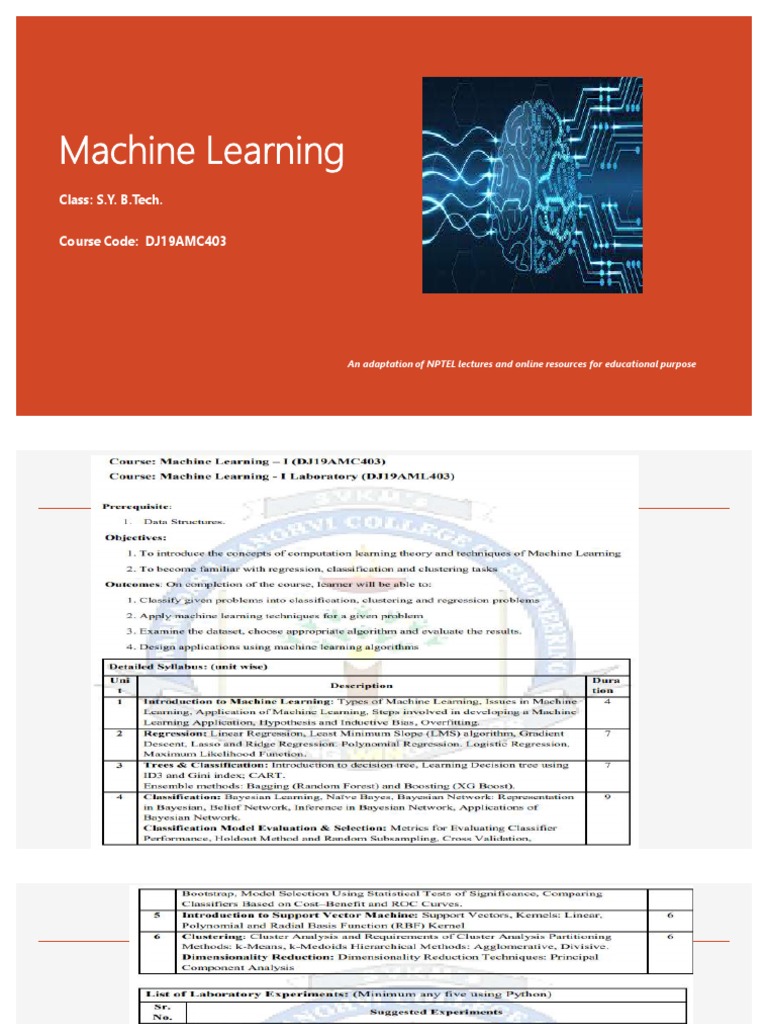 1 - ML Introduction1 | PDF | Machine Learning | Artificial Intelligence