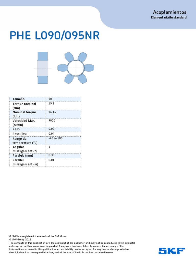 PHE L090 - 095NR Acople | PDF