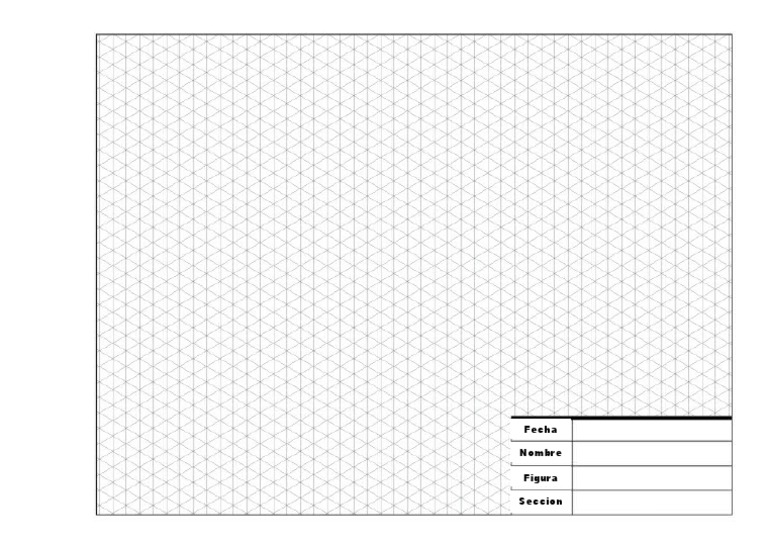 Hoja Isometrica | PDF