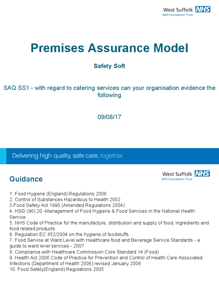 SS1 Catering Services | PDF | Food Safety | Audit