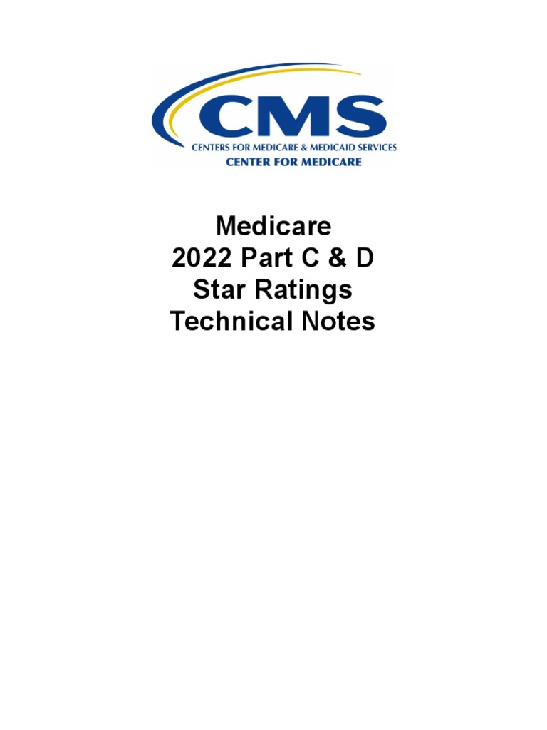 2022 Star Ratings Technical Notes Oct 4 2022 PDF