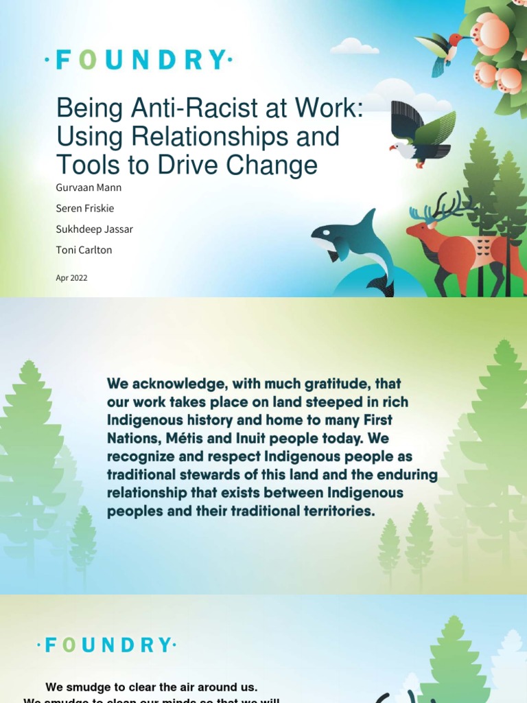 Being Anti-Racist at Work | PDF