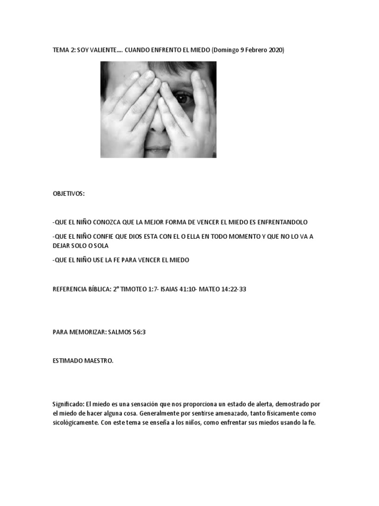 Tema Soy Valiente | PDF