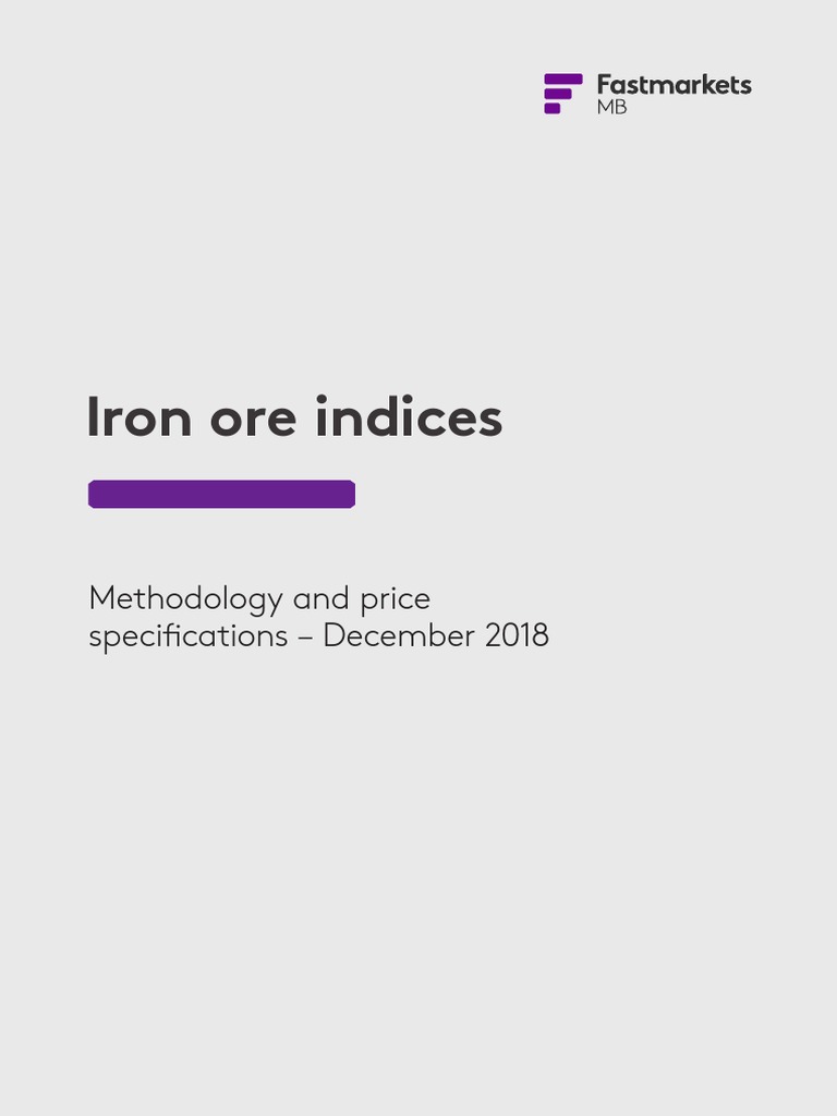 FM MB Iron Ore Indices | Download Free PDF | Stock Market Index | Iron Ore