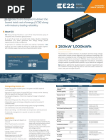 Fluence Gridstack Pro - Global - Specs - BR-042-02-EN | PDF | Electrical Grid | Power (Physics)