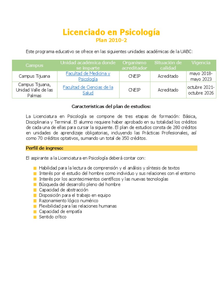Lic en Psicologia S | PDF | Sicología | Ciencia cognitiva