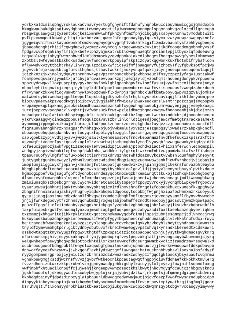 Random Text Analysis | PDF