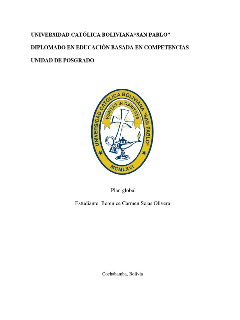 Plan Global Completo | PDF