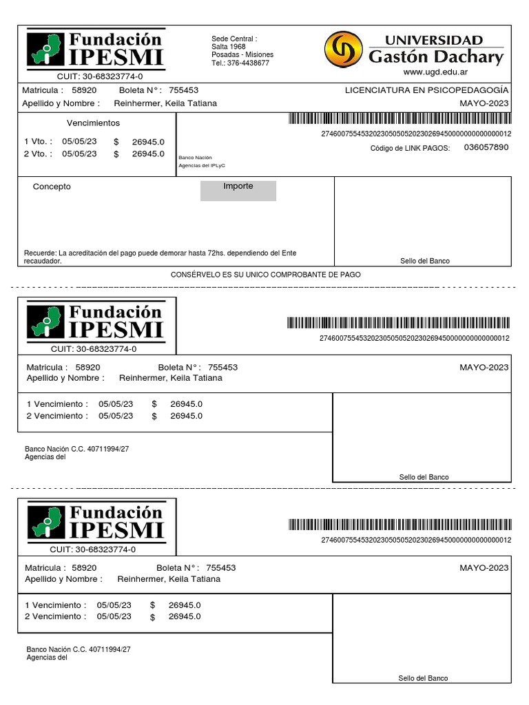 Boleta-Report 20230505 1804 | PDF