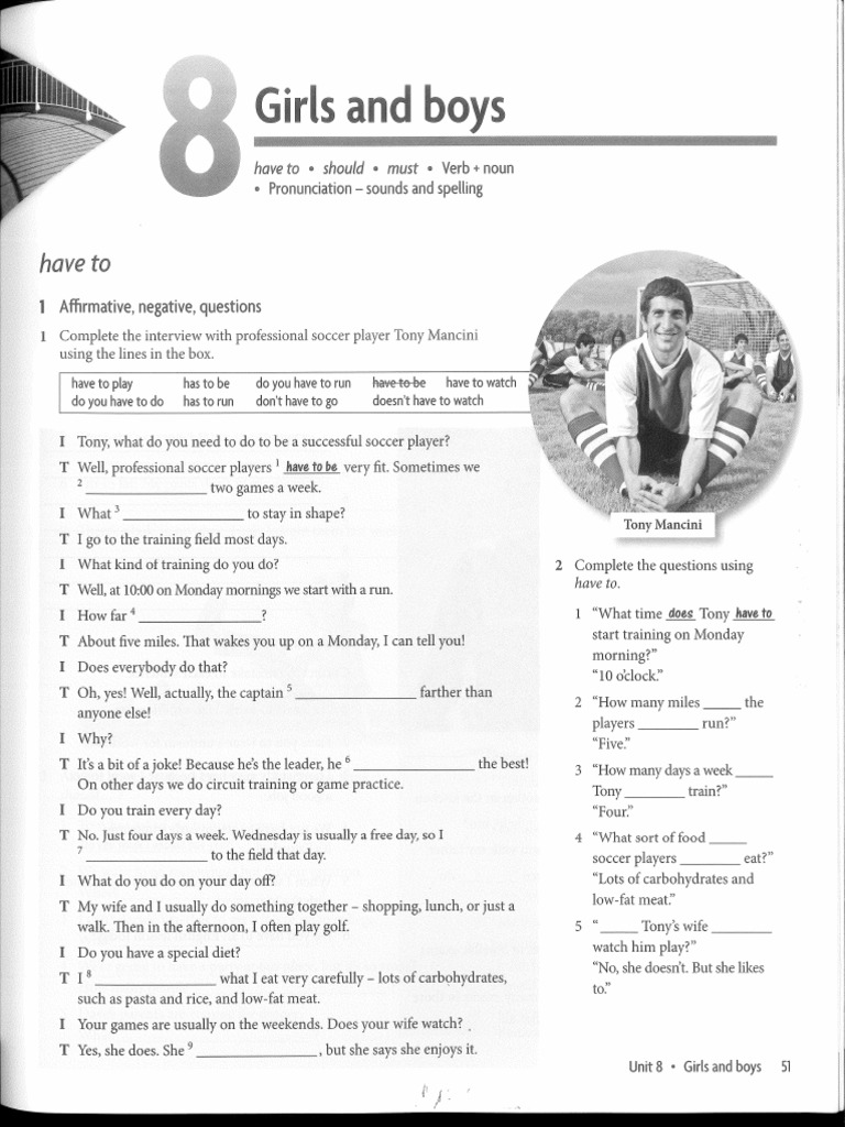 Headway 2 Workbook Unit 8 | PDF