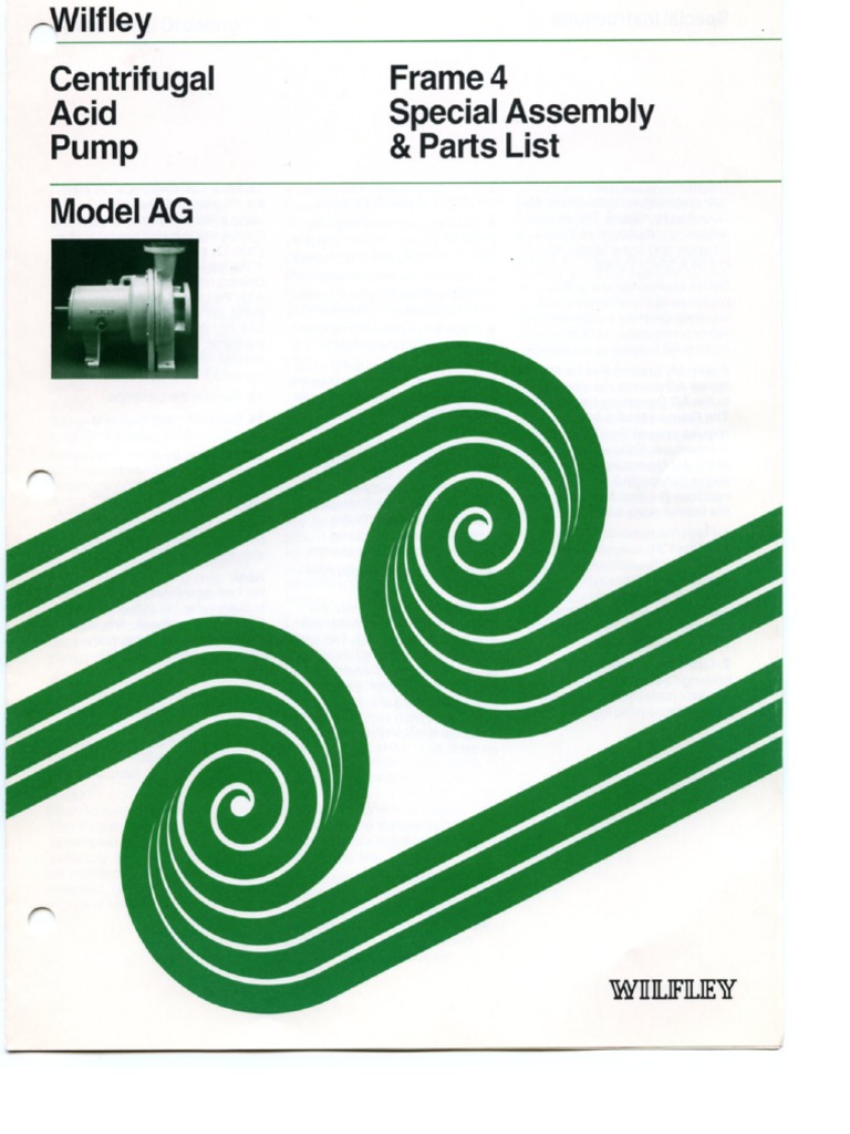 Catalogo Bombas Wilfley Mod. Ag PDF | PDF