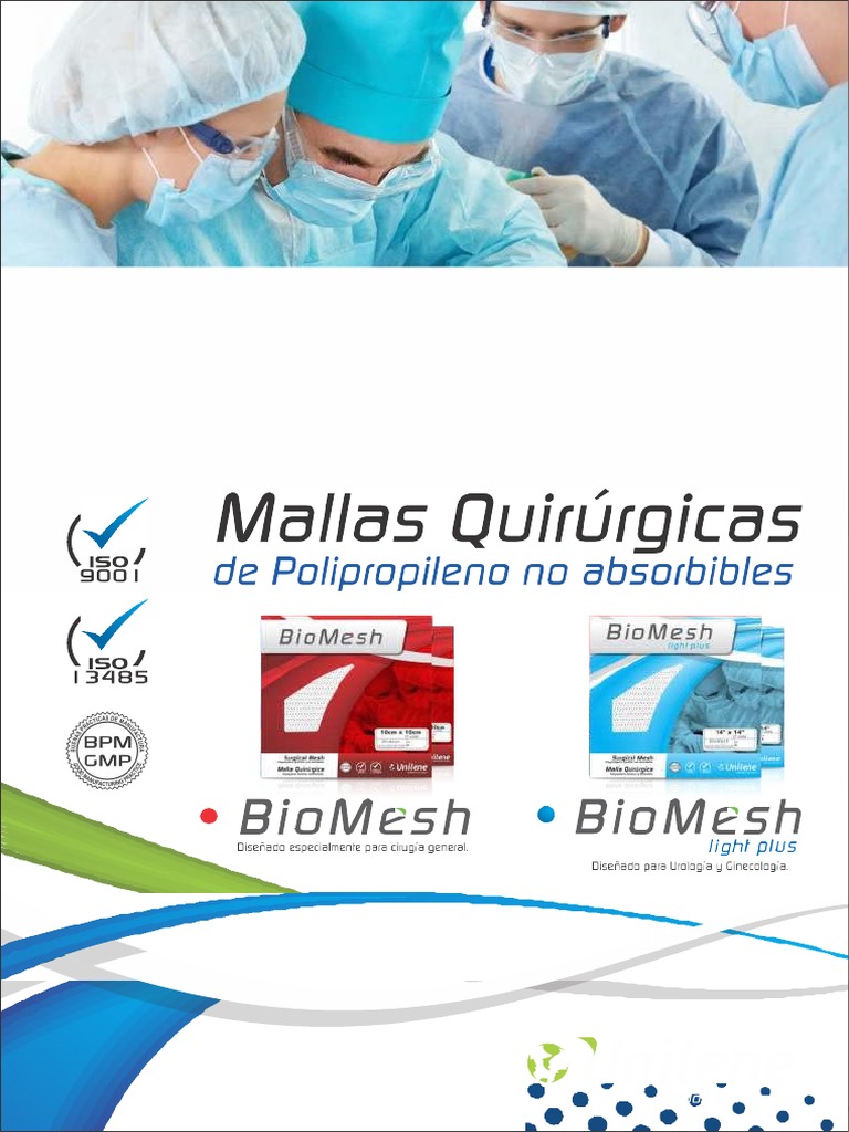 Catalogo Mallas Biomesh Roja | PDF