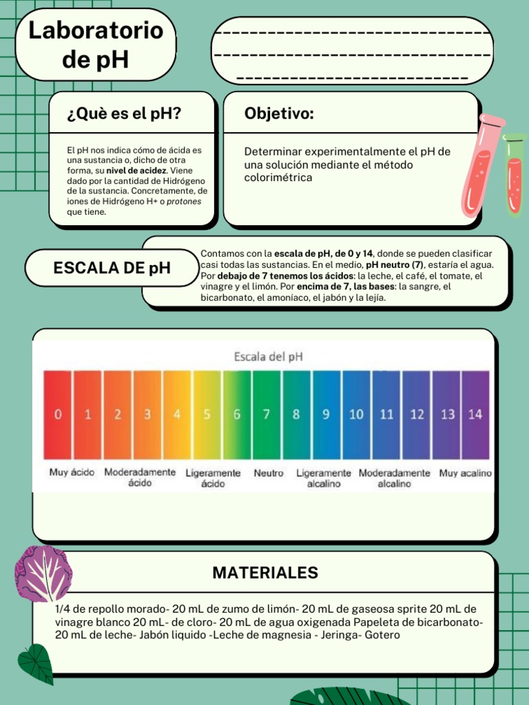 Laboratorio de PH | PDF | Ph | Ácido