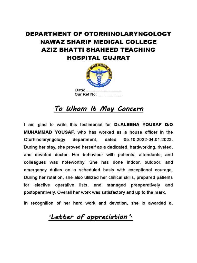 Dr. Usman Shafique ENT | PDF