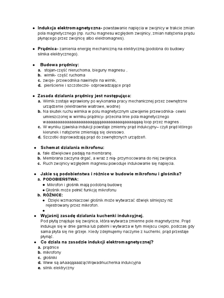 notatka fizyka | PDF