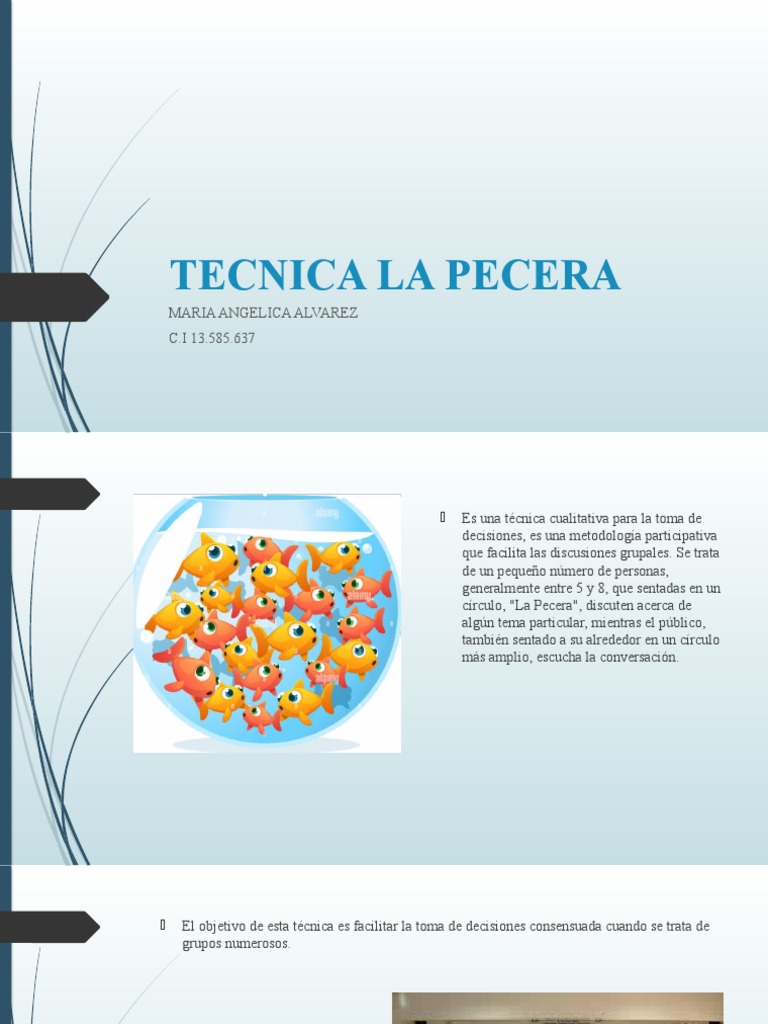 Tecnica de La Pecera | PDF