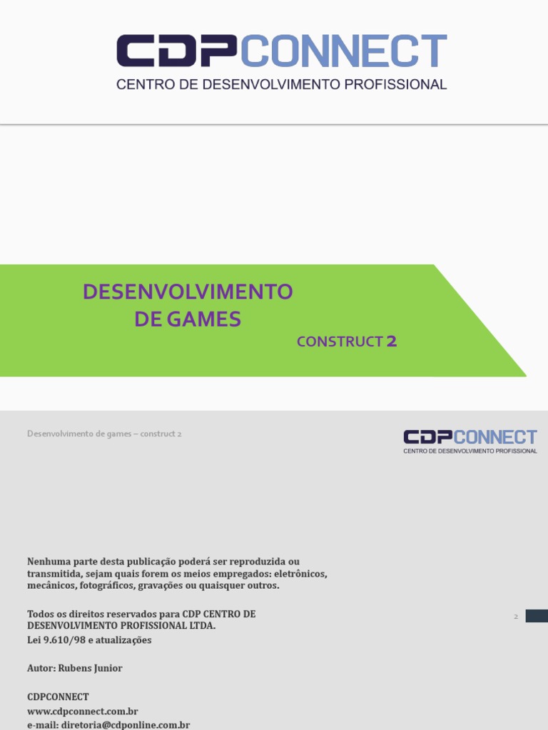 Criando Jogos 2D com Construct 2 | PDF | Videogames | Html5