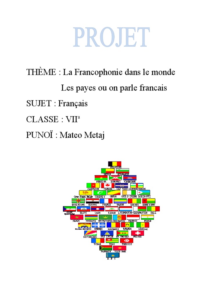 Francophonie Mondiale et Rôle du Canada | PDF | Canada | France