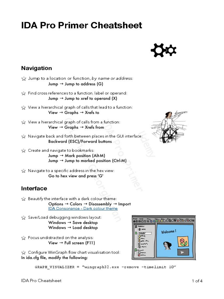 IDA Cheatsheet | PDF