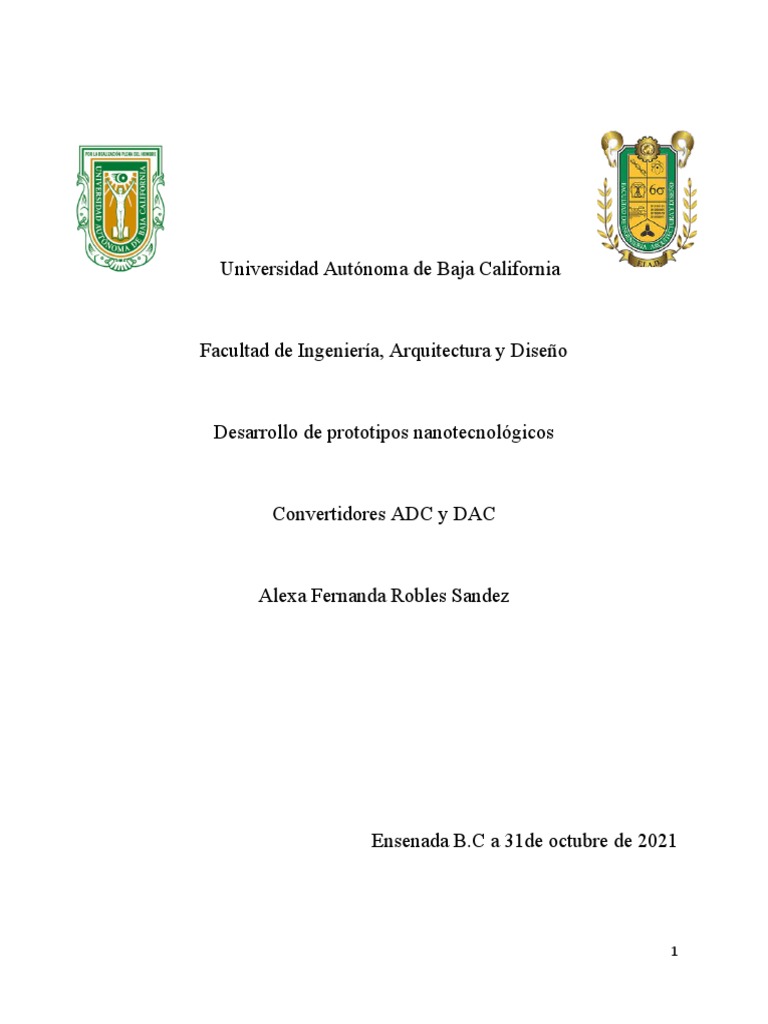 Convertidores ADC y DAC: Funciones y Aplicaciones | PDF