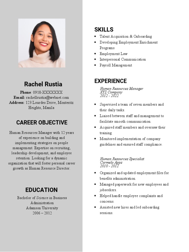 Resume 1 | PDF