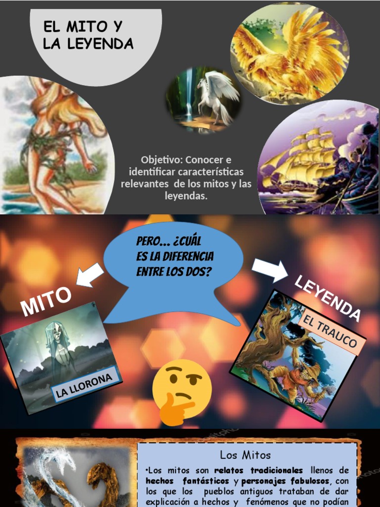 Diferencias entre Mitos y Leyendas | PDF