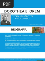 Teoria Del Deficit de Autocuidado | PDF | Enfermería | Comportamiento