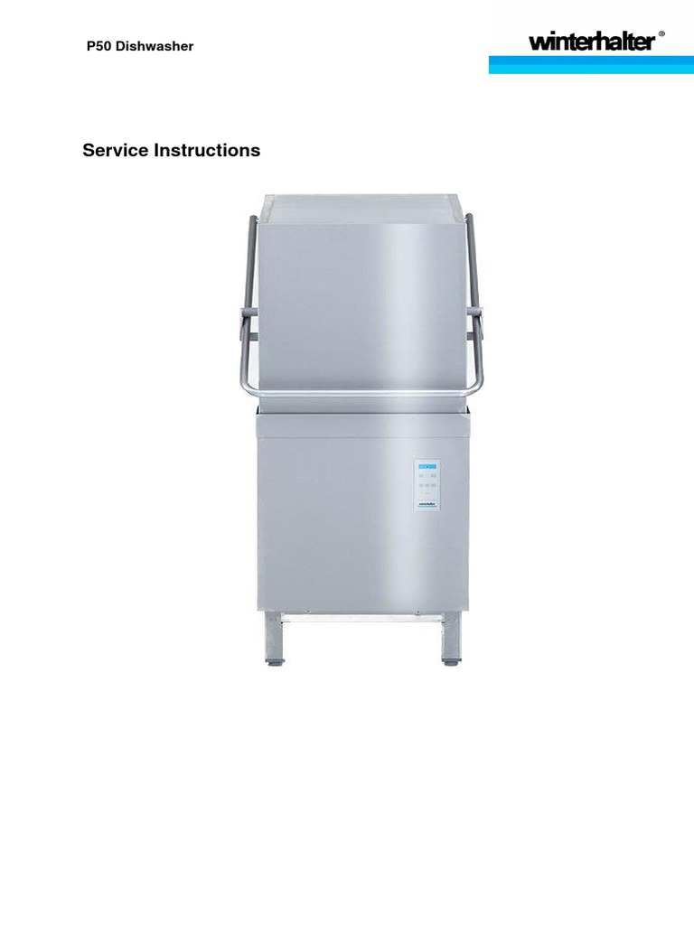 Instrucciones de Servicio P50. | PDF | Pump | Valve