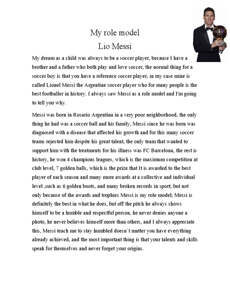 My Role Model SDM | PDF