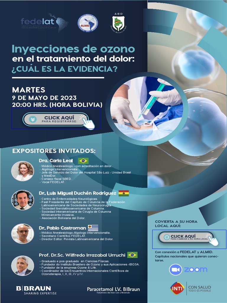 C2 - Webinar - Ozonoterapia en El Manejo Del Dolor - 9 de Mayo DR ...