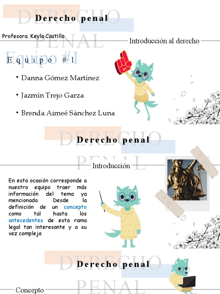 Derecho Penal | PDF | Derecho penal | Justicia