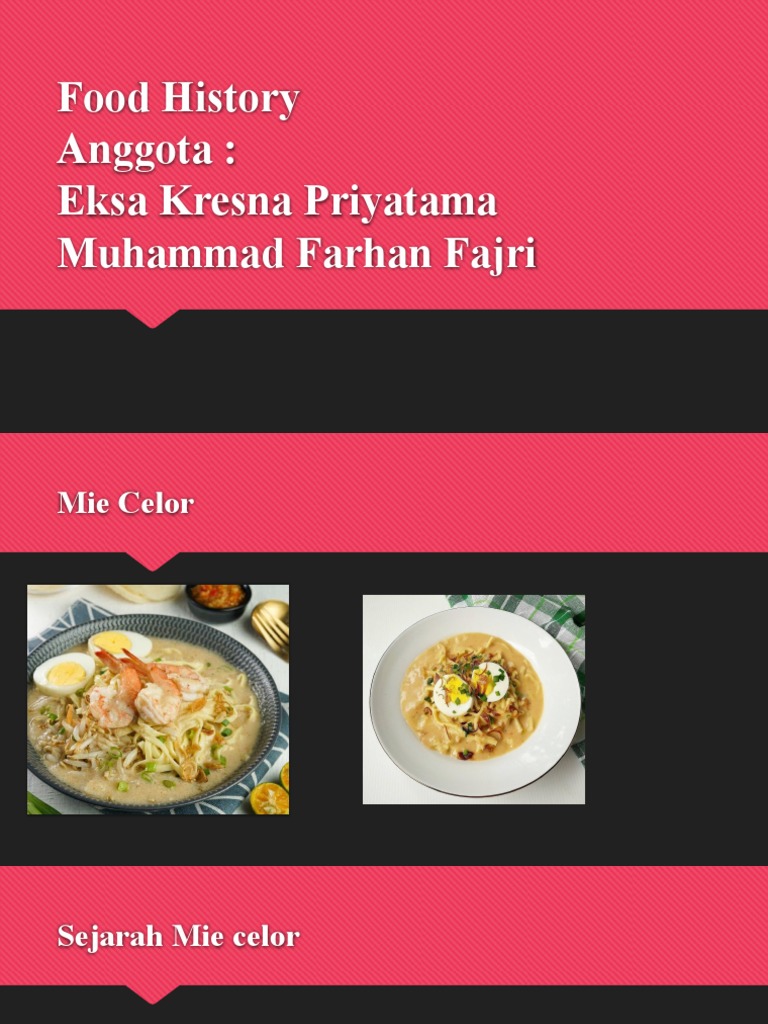 Food History Farhan Dan Tama-1 | PDF