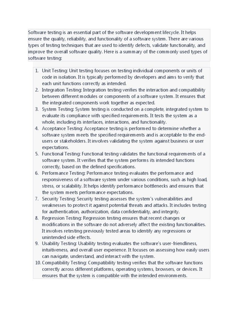 Software Testing | PDF Software Testing | PDF