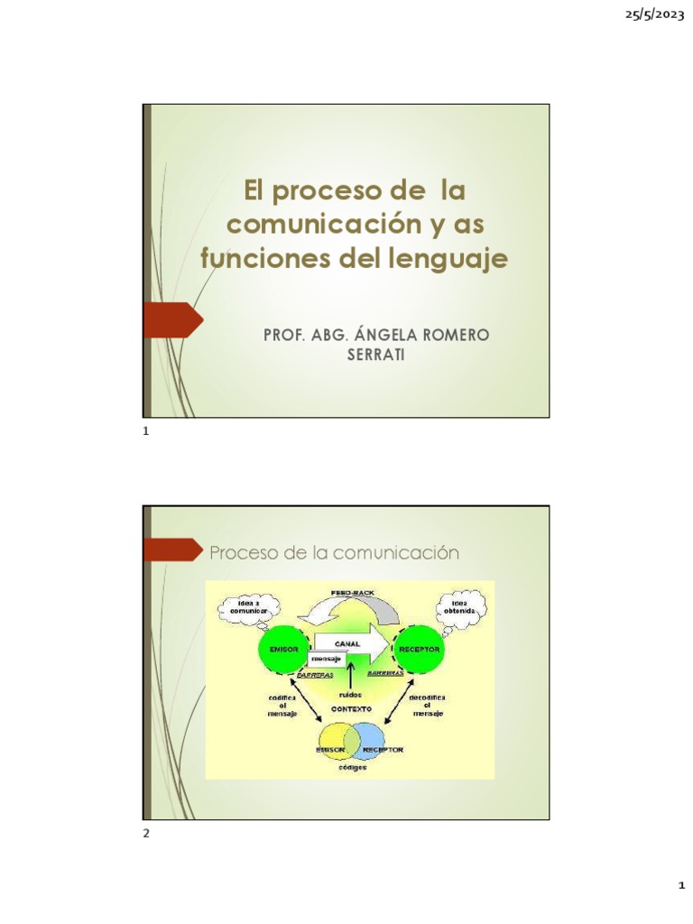 Castellano Elementos Del Lenguaje | PDF | Comunicación | Ciencia cognitiva