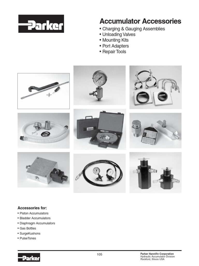 Accumulator Accessories | PDF | Valve | Mechanical Engineering