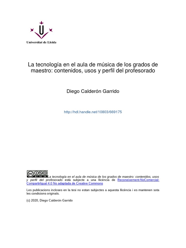 La Tecnologia en El Aula de Musica | PDF | Maestros | Educación primaria