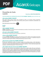 Prospecto Agarol Pur | PDF | Estreñimiento | Medicamentos con receta