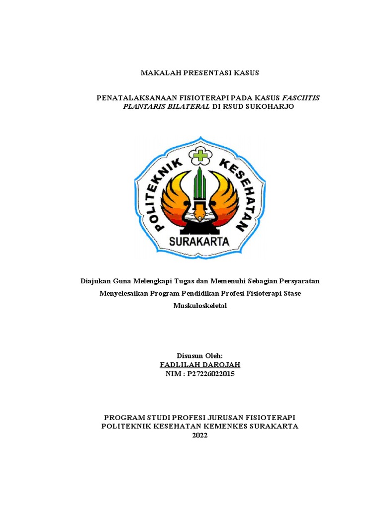 MAKALAH Facitiis Plantaris | PDF