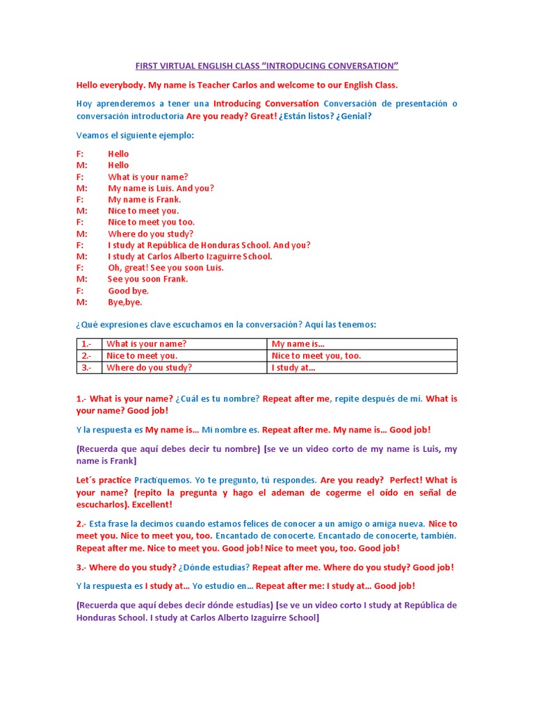 Introducing Conversation | PDF