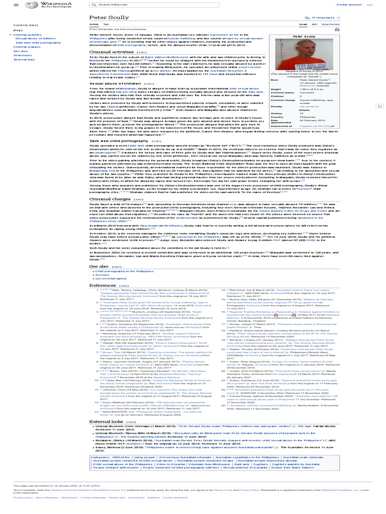 Peter Scully - Wikipedia | PDF