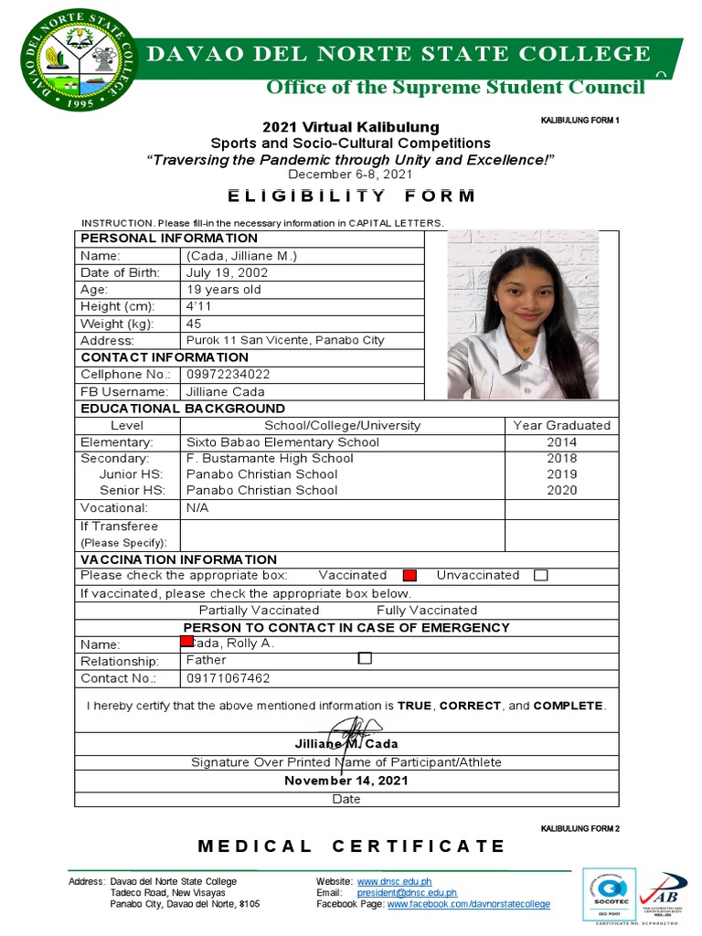 Eligibility Form Medical Waiver Permit | PDF