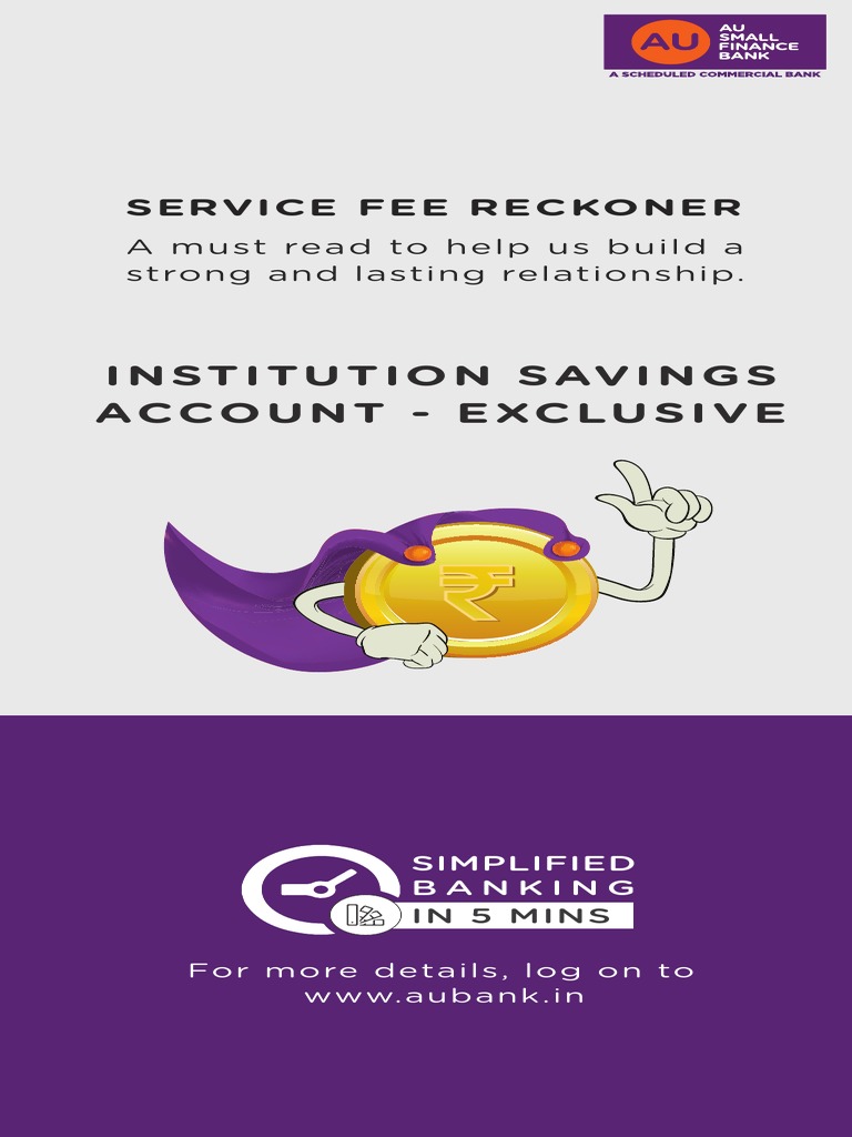 Institution Savings Account Exclusive Premium | PDF | Banks | Banking ...