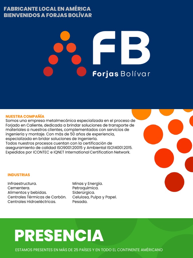 Forjas Bolívar: Soluciones Metalúrgicas | PDF | Américas | Rieles