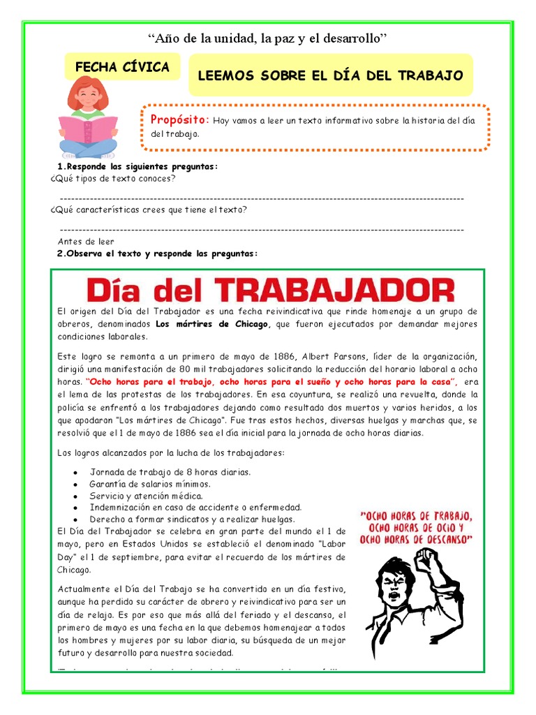 Historia del Día del Trabajador | PDF | Relaciones Industriales | Labor