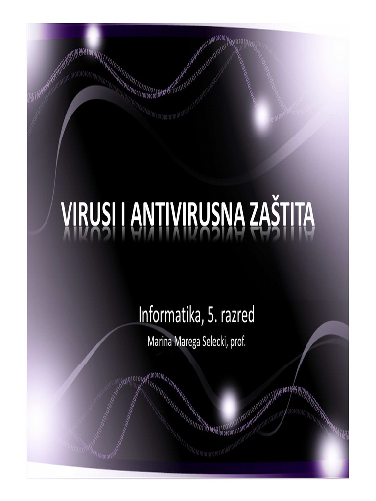 Virusi I Antivirusna Zastita2 | PDF