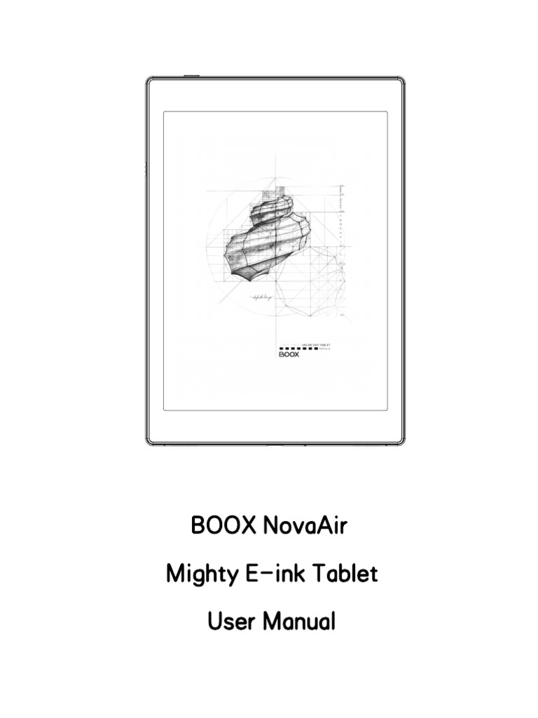 BOOX NovaAir User Manual (2021126) | PDF | Computer File | Icon (Computing)