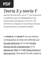 Teoría X y Y de Macgregor PDF | PDF | Motivación | Motivacional